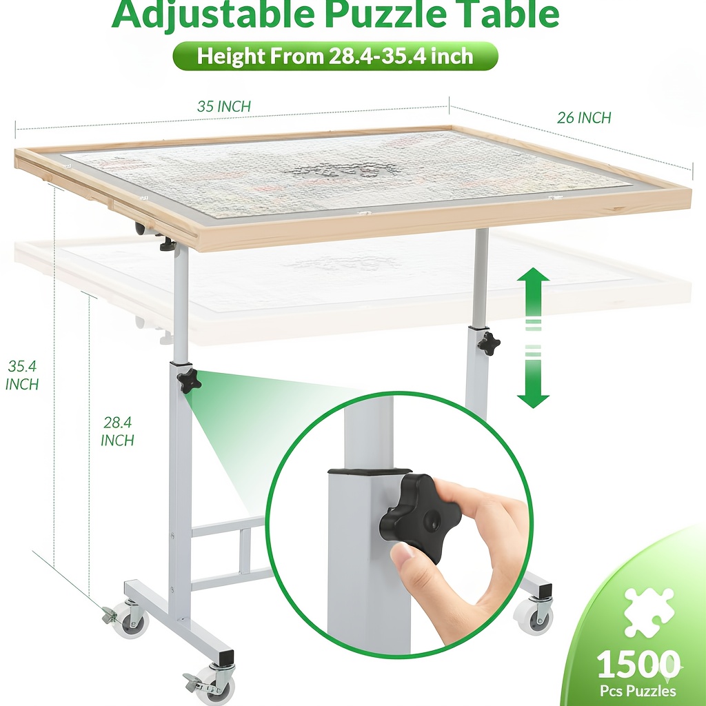 puzzle tables sold on Temu United States