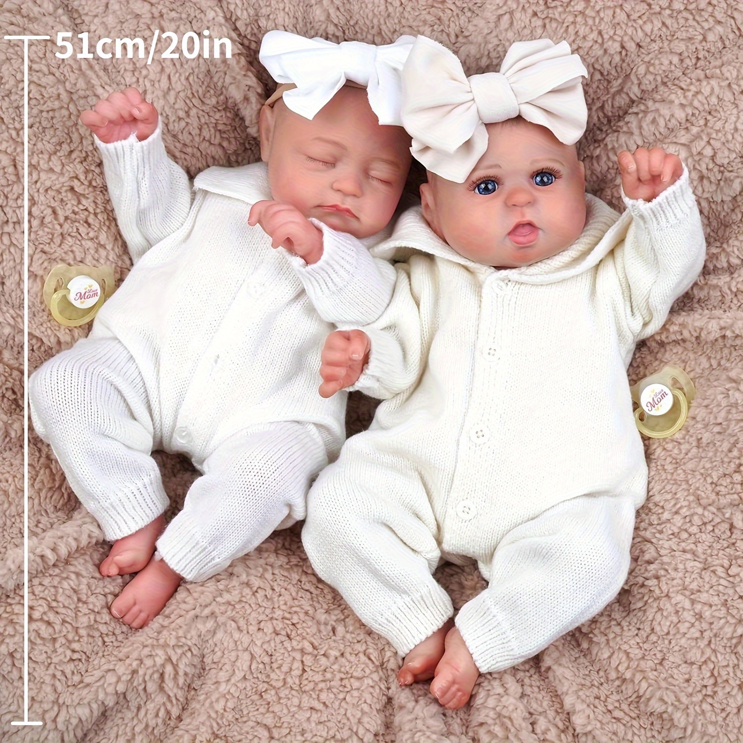 Babaeside Reborn Baby Dolls Twins Realistic Baby Doll Girls - Temu