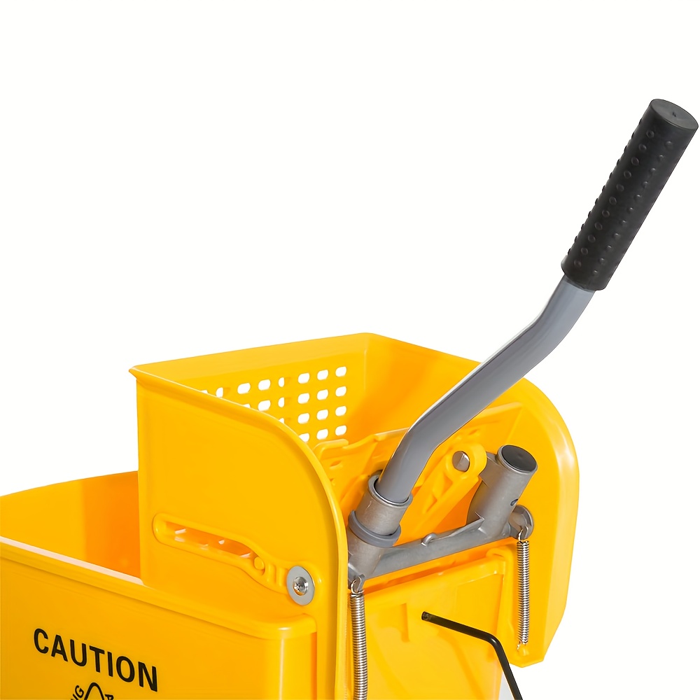Mop Bucket Wringer Wheels Floor Cleaning 21 Quart - Temu