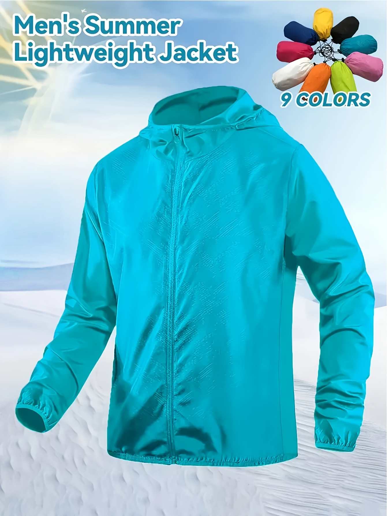 running jacket men sold on Temu Canada