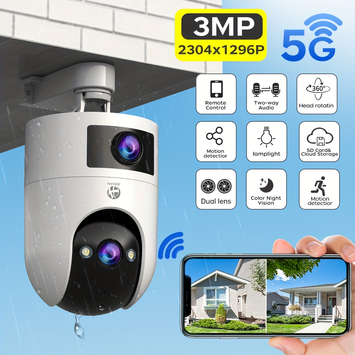 security cameras sold on Temu United States