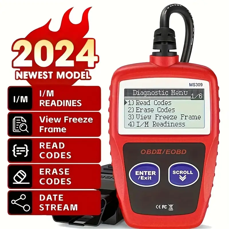 자동차 엔진 진단 도구 고장 코드 판독기 정확한 진단 스캐너 Obd2 Eobd 스캐너 판독 및 고장 코드 데 Temu