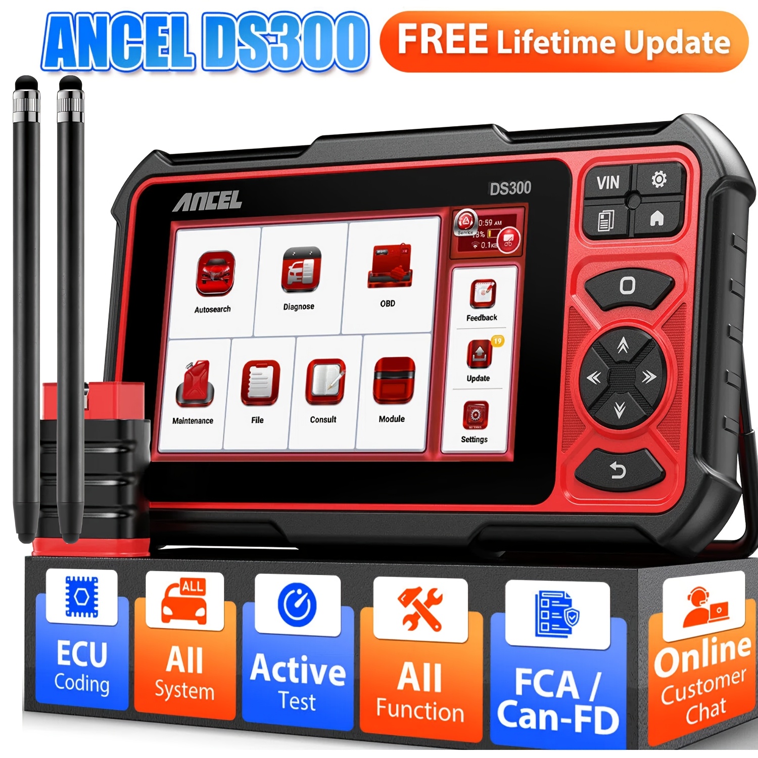 automotive scanners sold on Temu United States