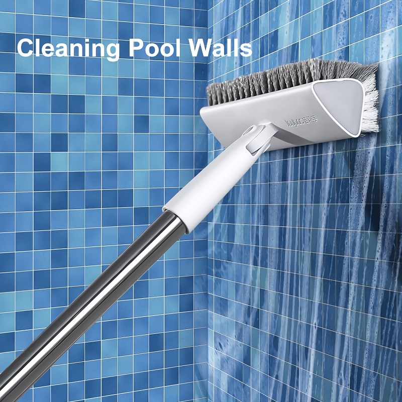 stainless pool cleaning brush long handle - Temu Australia