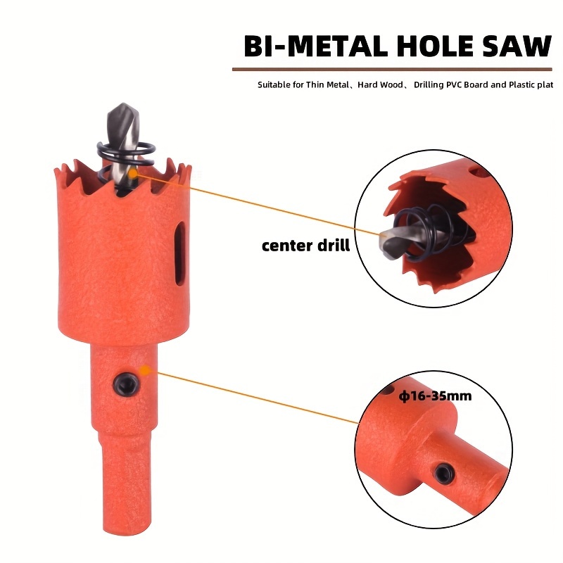 Dual metal A Versatile Woodworking Drill Bit - Temu
