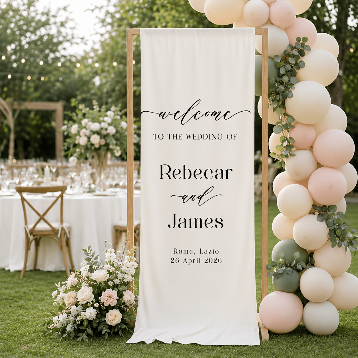 wedding sign holder - United Kingdom