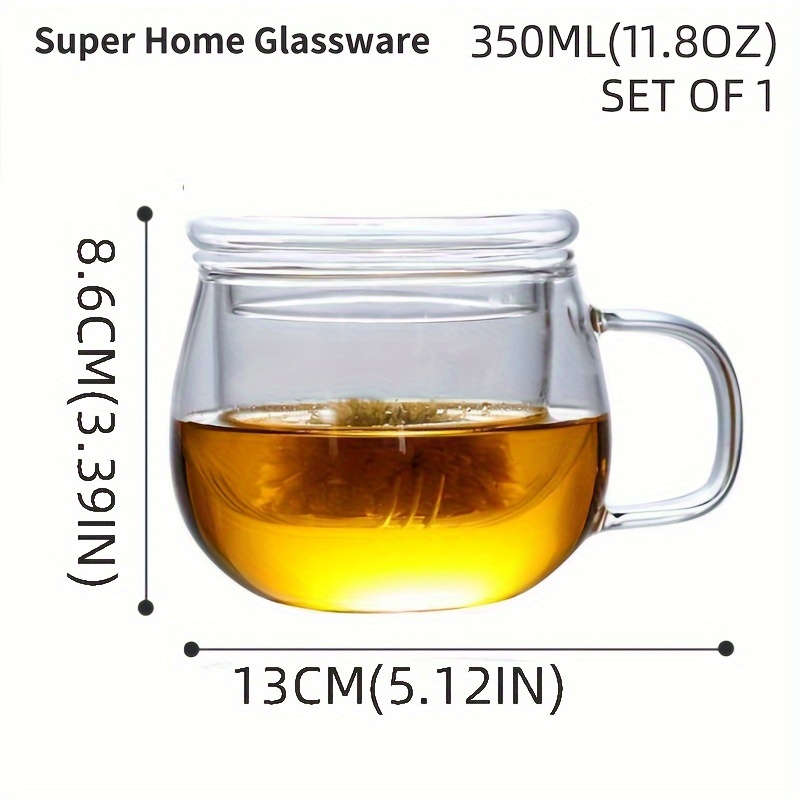 Tea Cup Kit Loose Tea Brewing System Thickened Tumbler Tea - Temu ...
