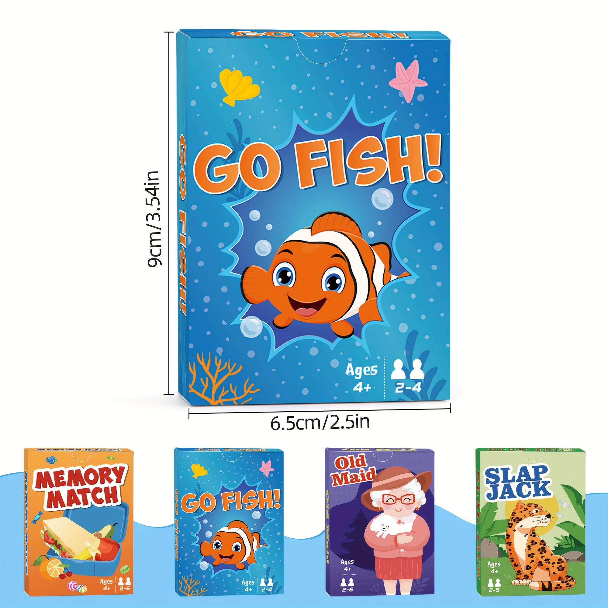 Set De 4 Jocuri De Cărți Clasice Pentru Copii - 172 De Cărți, Include ...