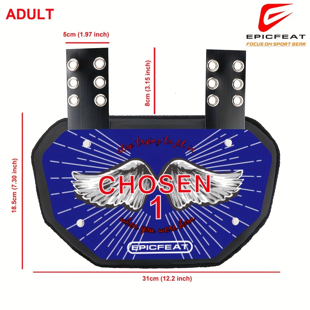 Back Plate Football Protector - EVA Rear Guard For Lower Back & Spine ...