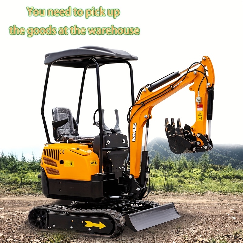 mini excavator sold on Temu United States