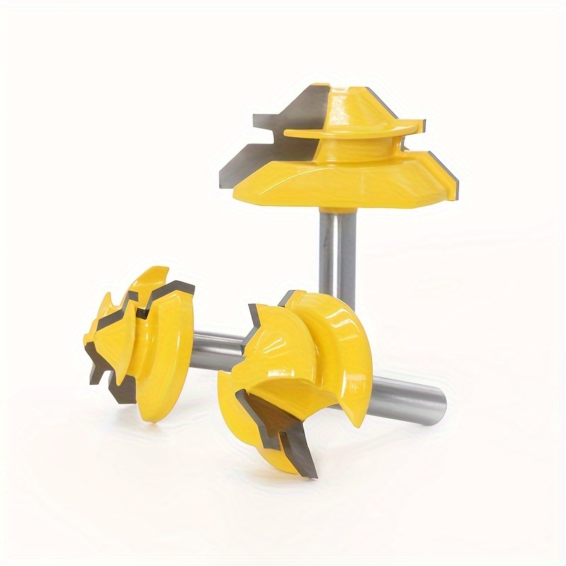 3pcs Set 8mm Shank 45 Degree Dovetail Router Bit Paneling Cutter Woodworking Milling Tools Right Angle Dovetail Cutter