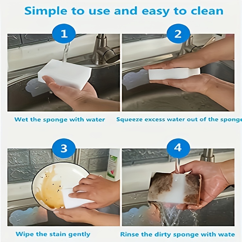 36-piece Magic Sponge Erasers - Versatile Foam Cleaning Pads For ...