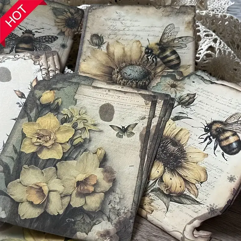 vintage bee floral craft recyclable - Temu vintage bee floral craft recyclable - Temu