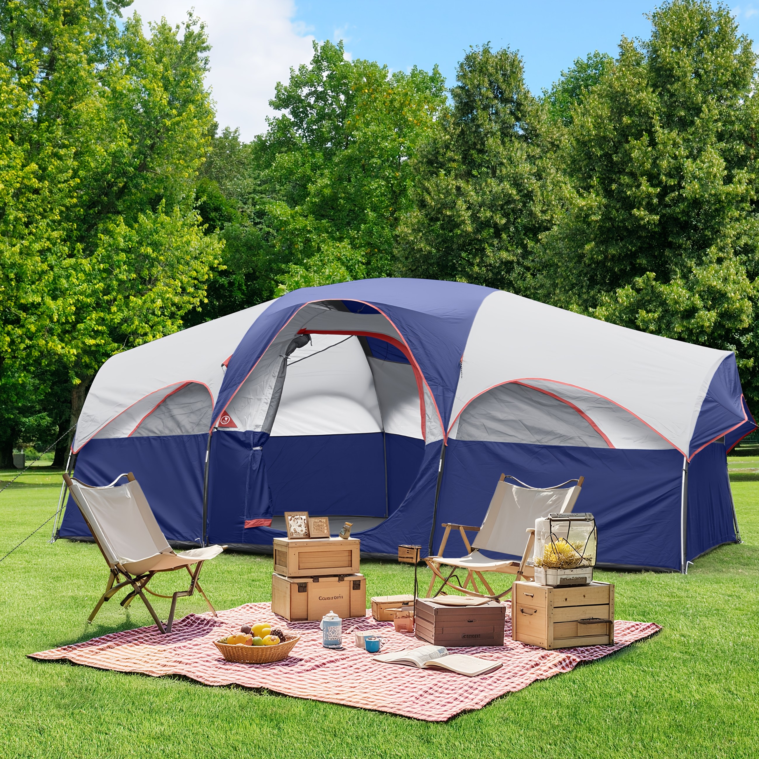 camping equipment sold on Temu United States