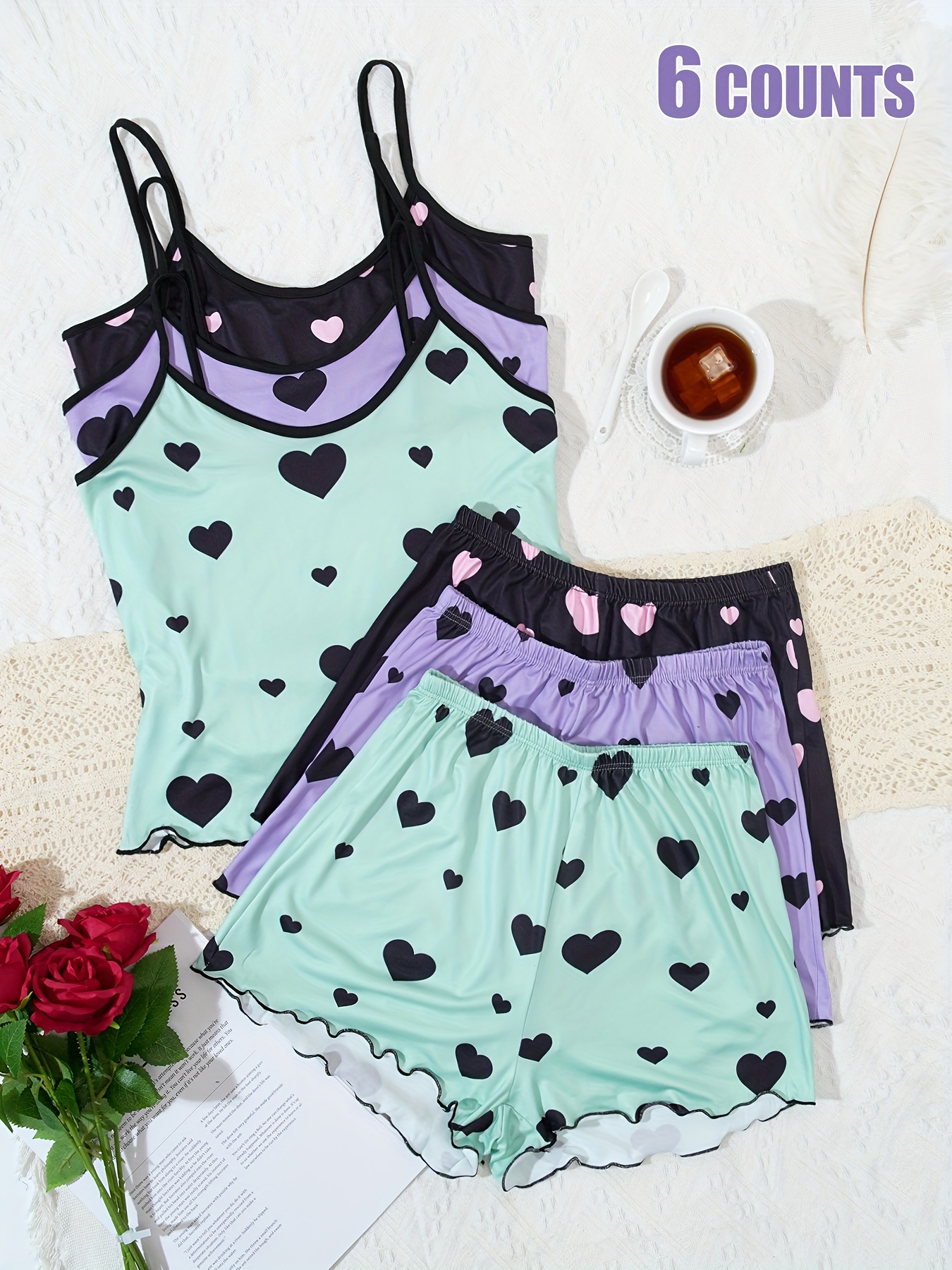 3 piece pajama sets sold on Temu United States