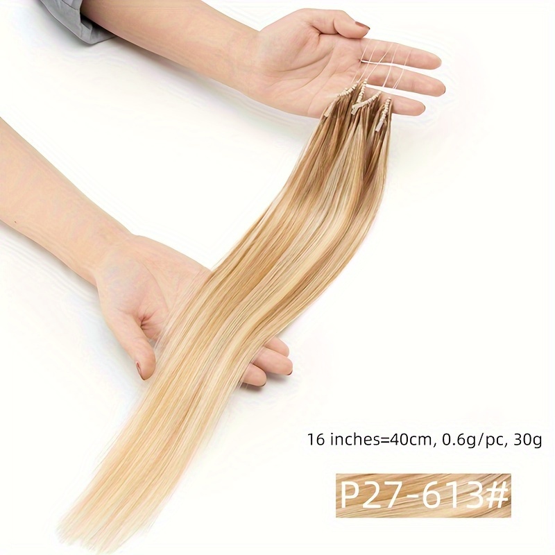 Micro Bead Hair Extensions 8d Silicone Nano Ring Hair - Temu United Kingdom