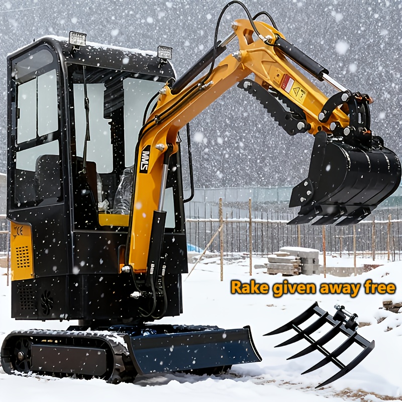 mini excavator sold on Temu United States