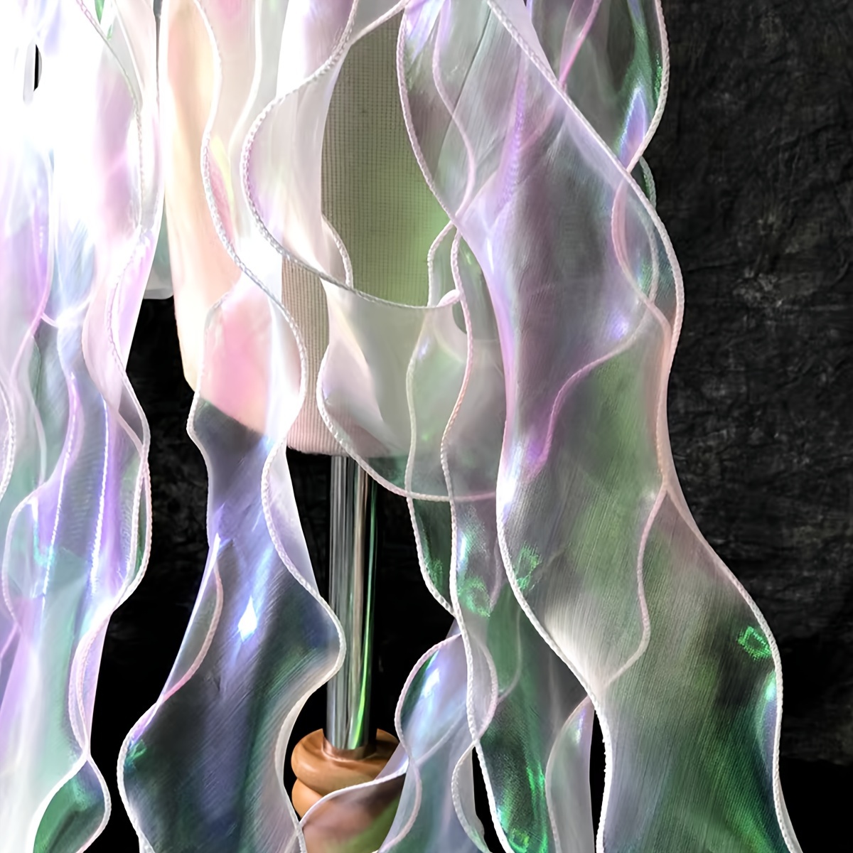 3 Yards Wide Mermaid Water Wave Ruffles Symphony Fish Tail - Temu