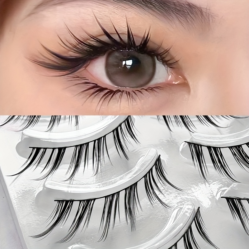 asian eyelashes sold on Temu United States