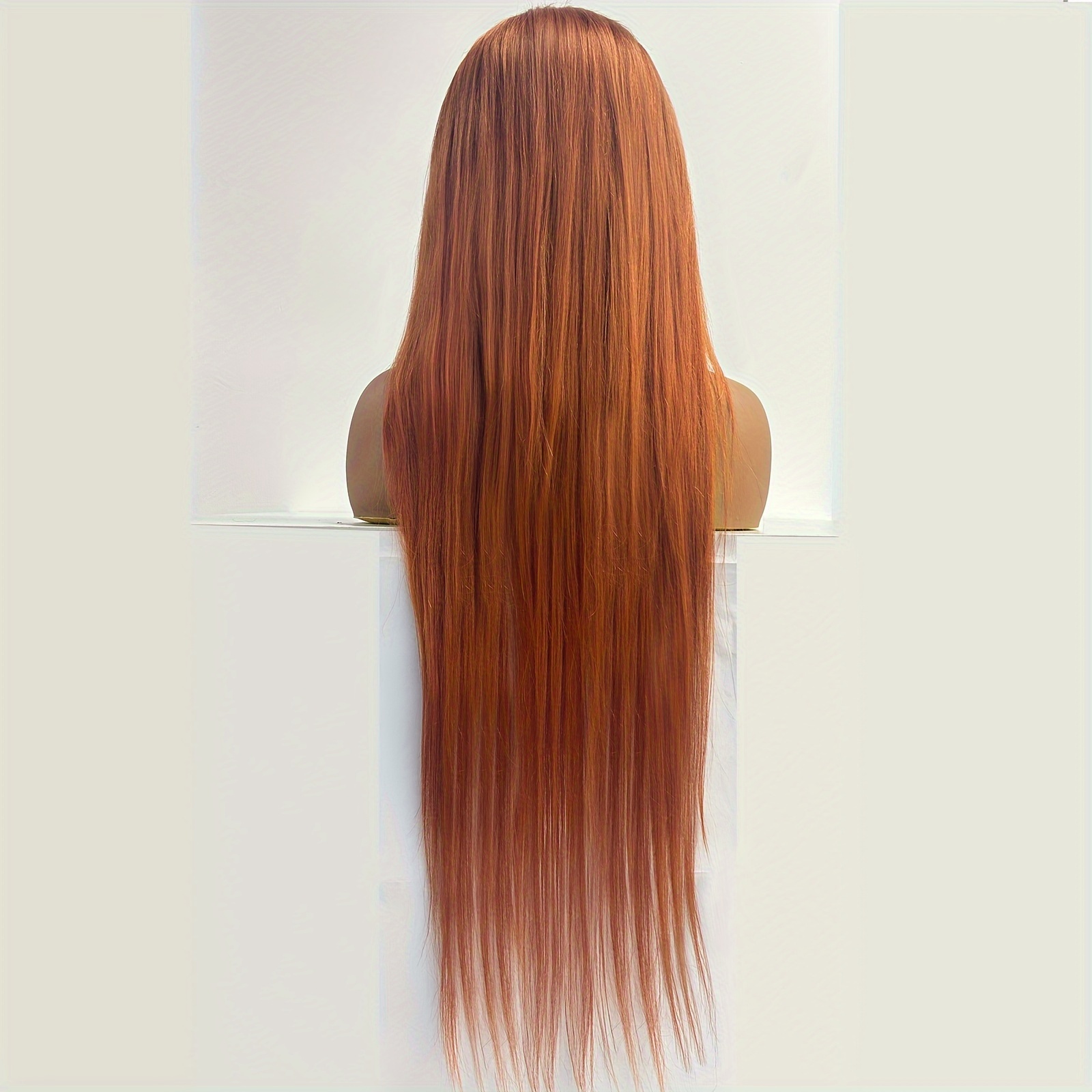Orange Lace Front Wigs Long Straight Hair Ginger Lace Front - Temu New ...