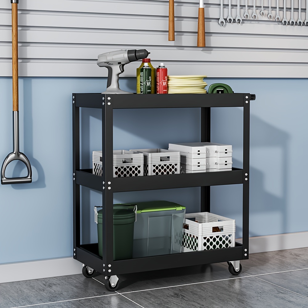 heavy duty tool storage trolley garage workshop 3 tier Temu United Kingdom