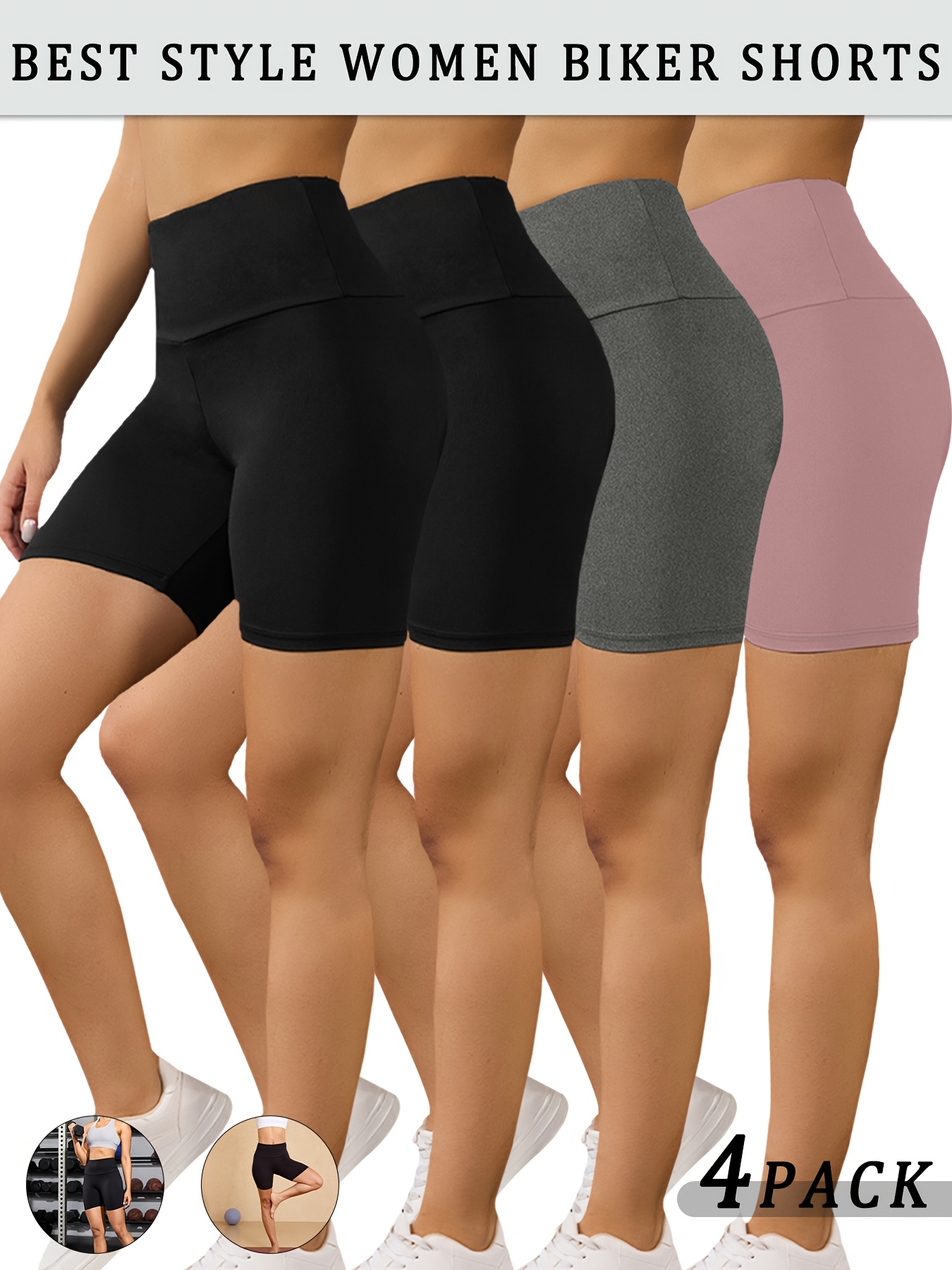 Women's active biker shorts store