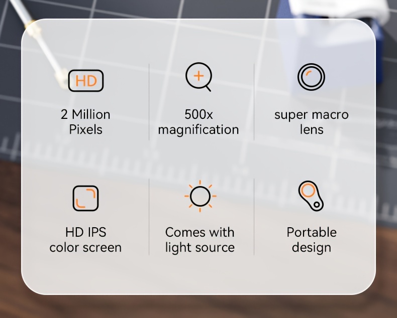 Digital Microscope 500x Magnification Handheld Stereo - Temu