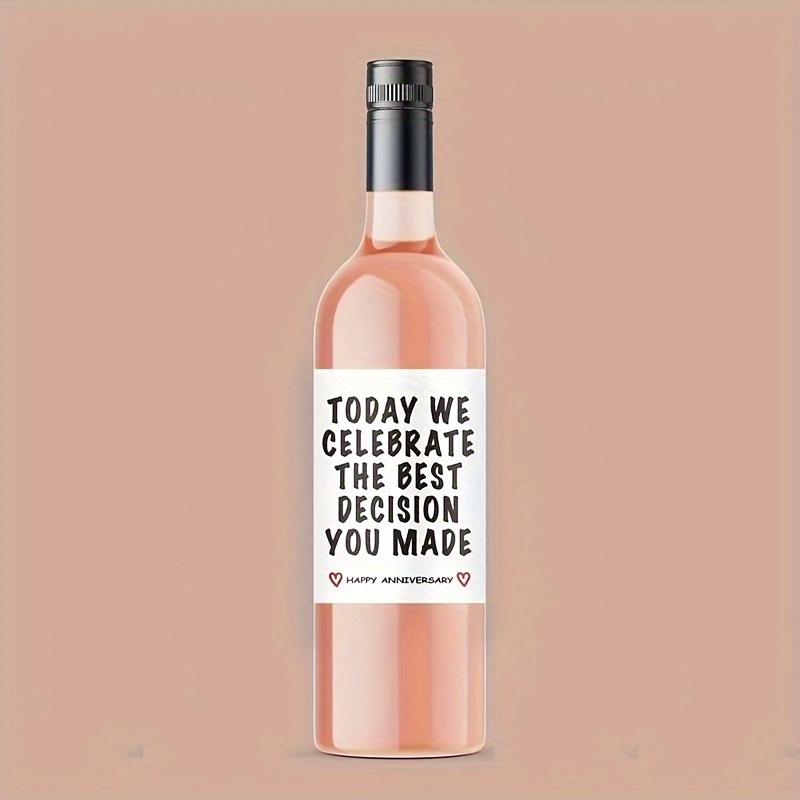 Fun Wine Bottle Labels Birthday Cards Personalized Humor - Temu