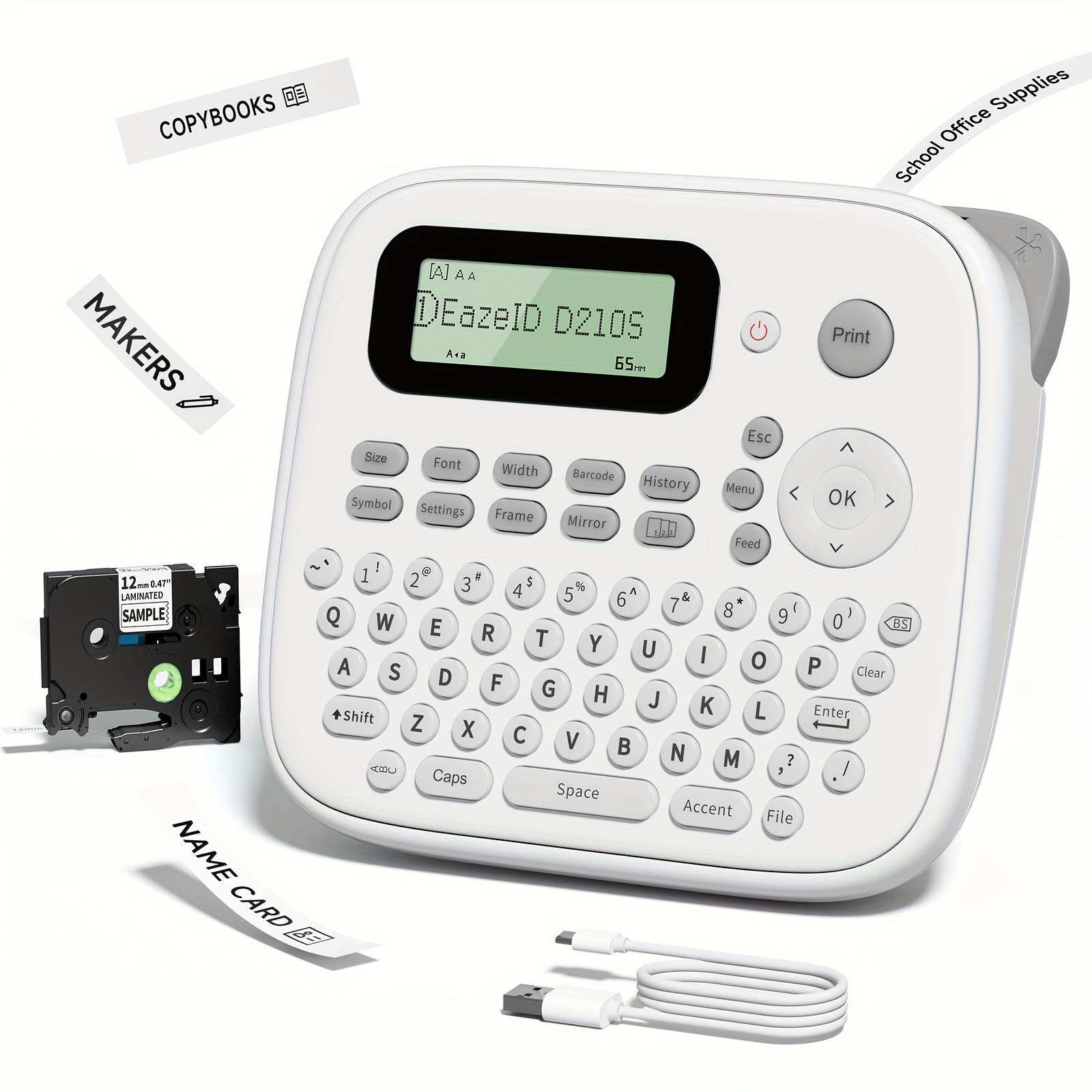 label maker printer sold on Temu New Zealand