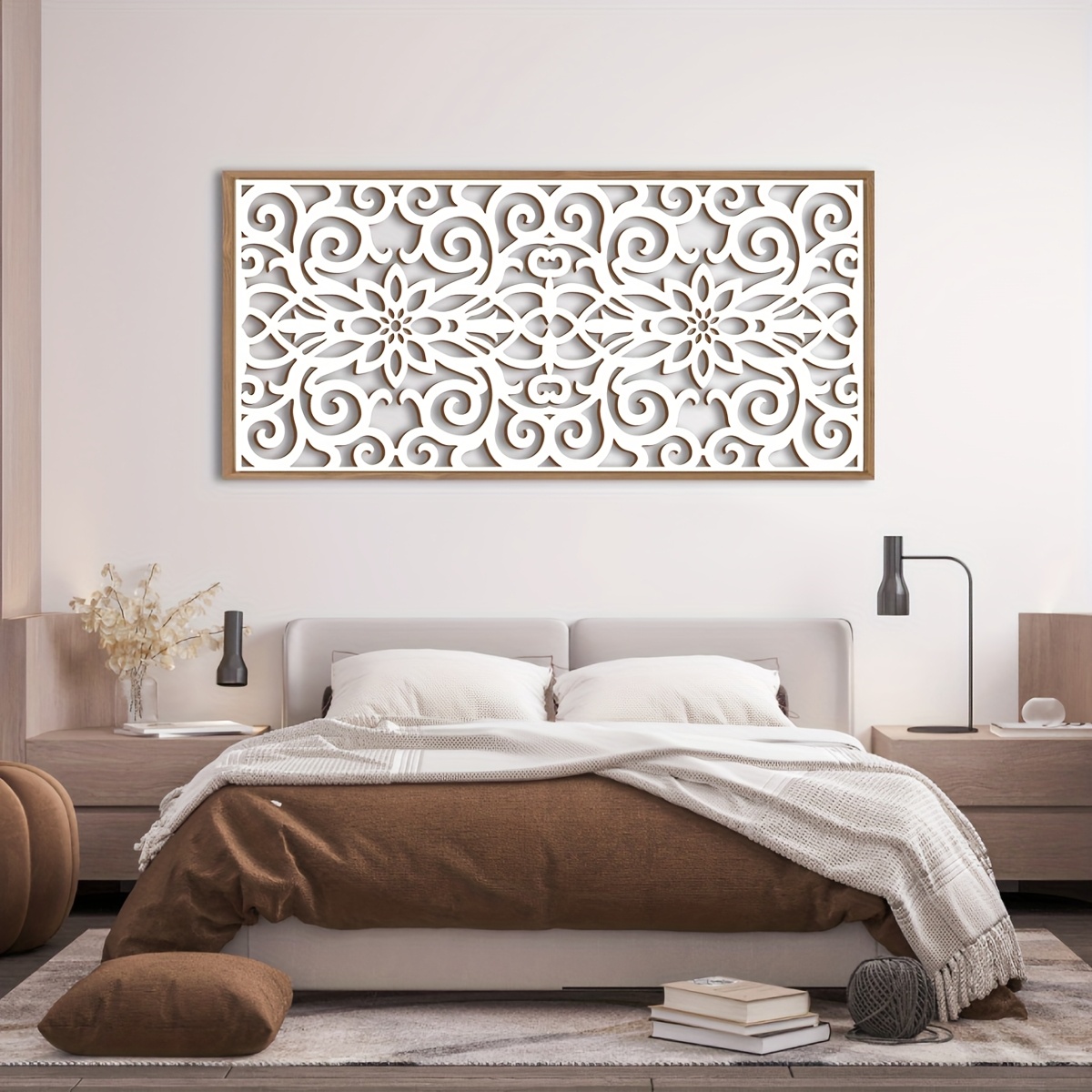 wooden wall art sold on Temu United States