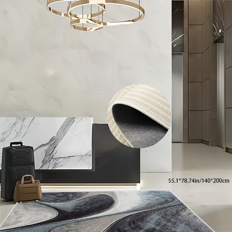 Thick Durable Living Room Bedroom Short Hair Modern Abstract - Temu Canada