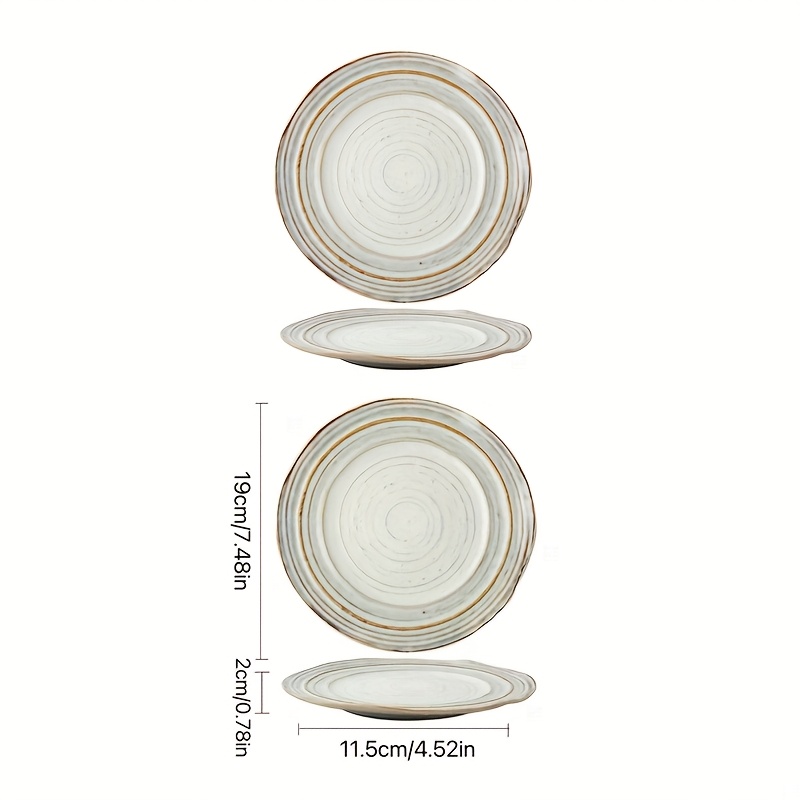irregular plates sold on Temu United States