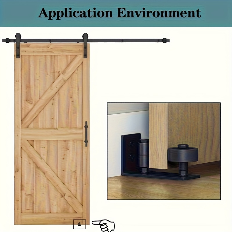 barn door hardware sold on Temu United States