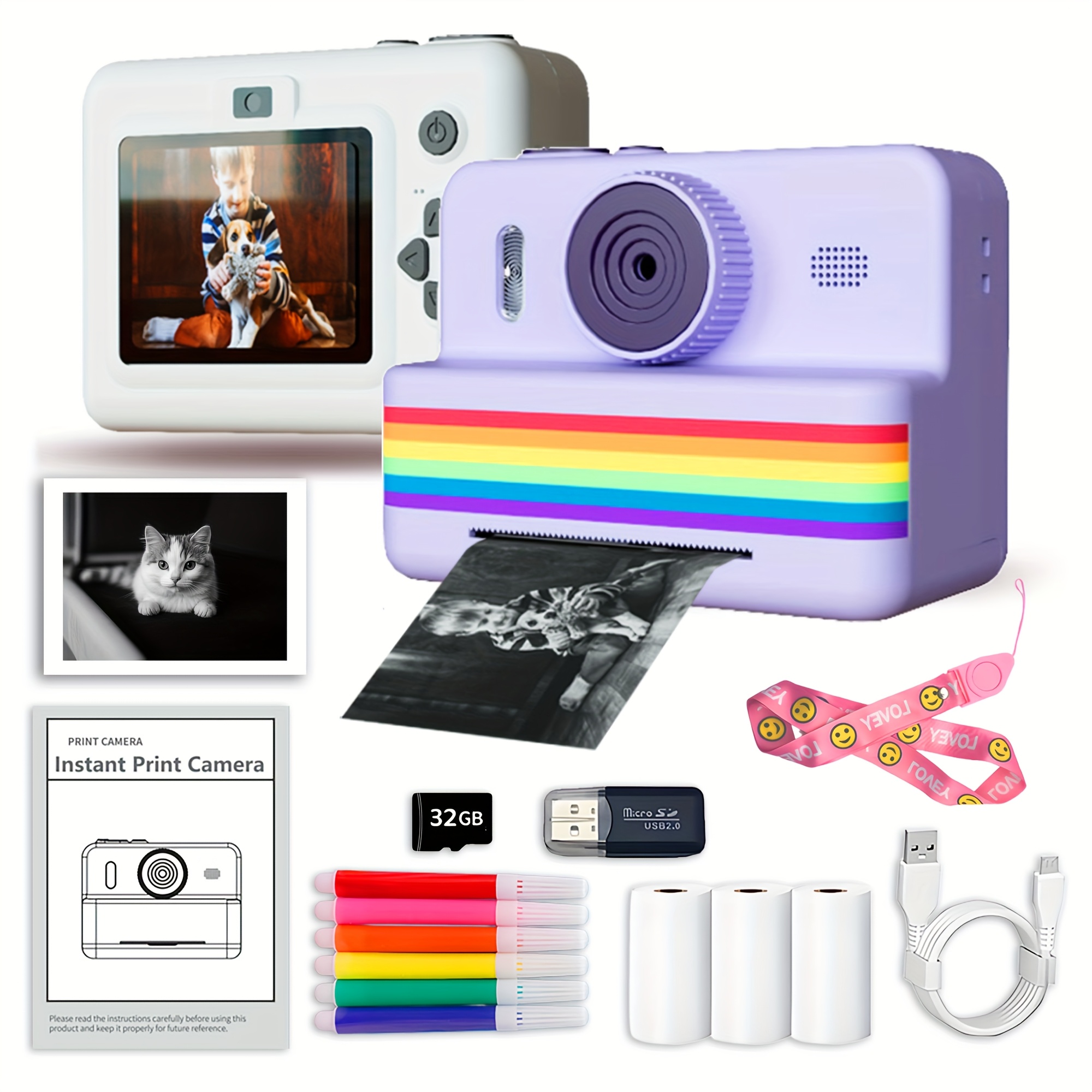 Camera Emag Polaroid Camera foto instant Polaroid Snap Digital, 10MP, Alb