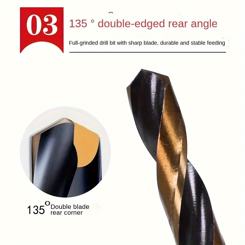 super hard cobalt spiral drill bit stainless steel special - Temu Australia