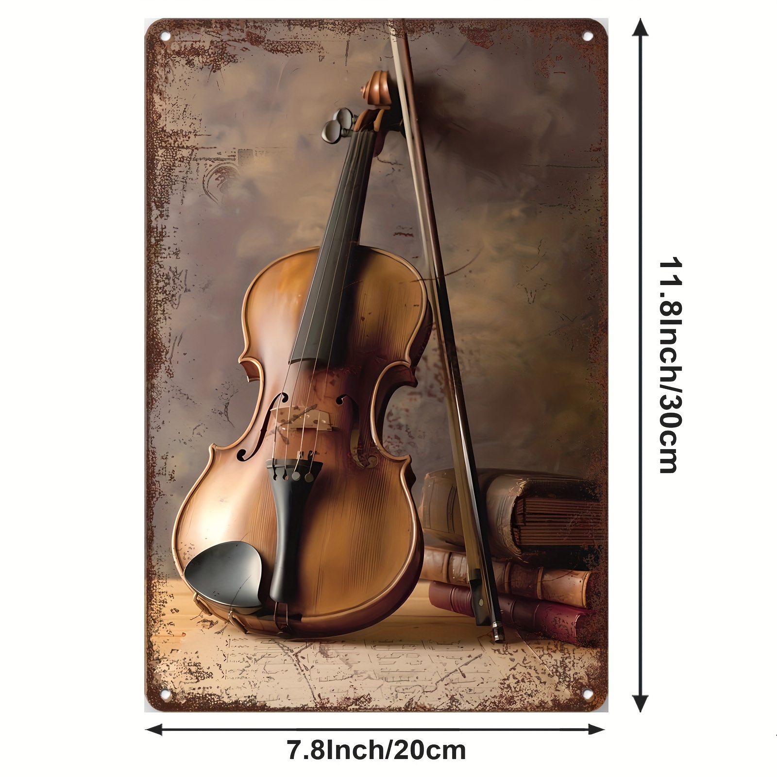 Childhood Violin Aluminum Sign Vintage Metal Crafts Wall - Temu Canada