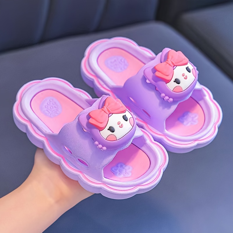 Jiageya Casual Cute Cartoon Open Toe Slippers Girls - Temu United Kingdom