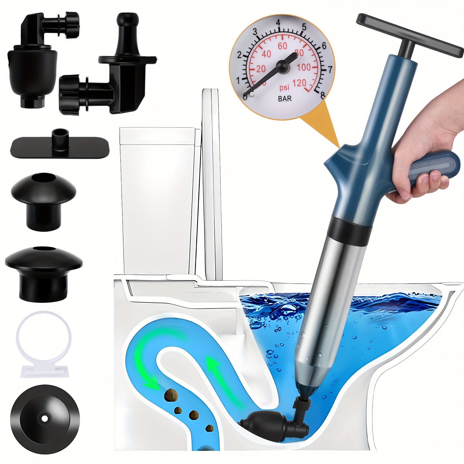 air pressure drain pump sold on Temu United States