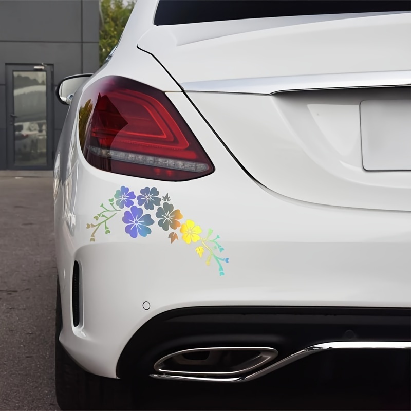 Flower Decal Car Stickers Auto Window Bumper Door - Temu United Emirates