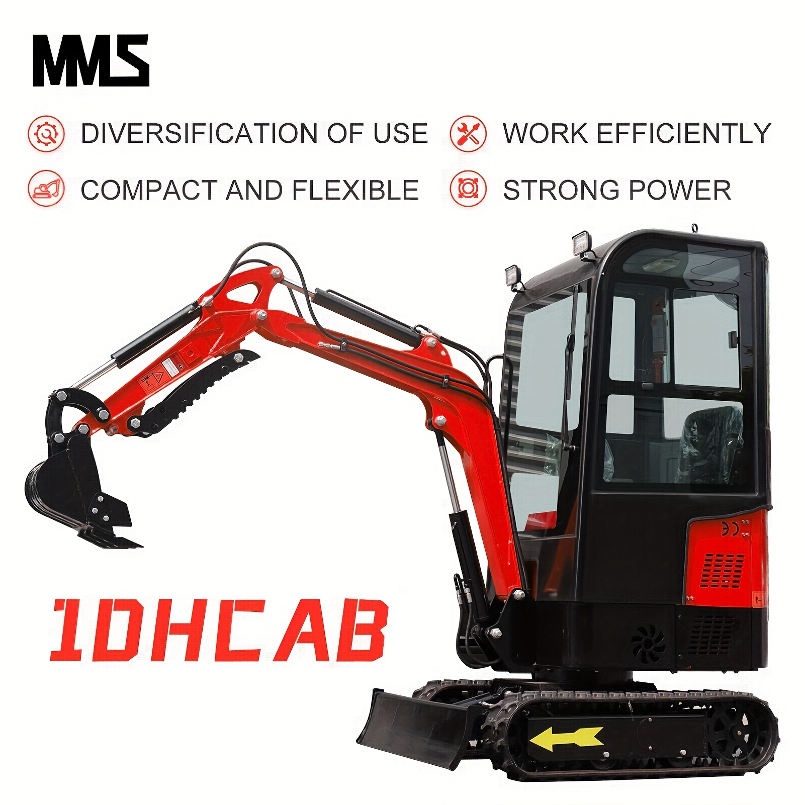 construction excavator sold on Temu United States