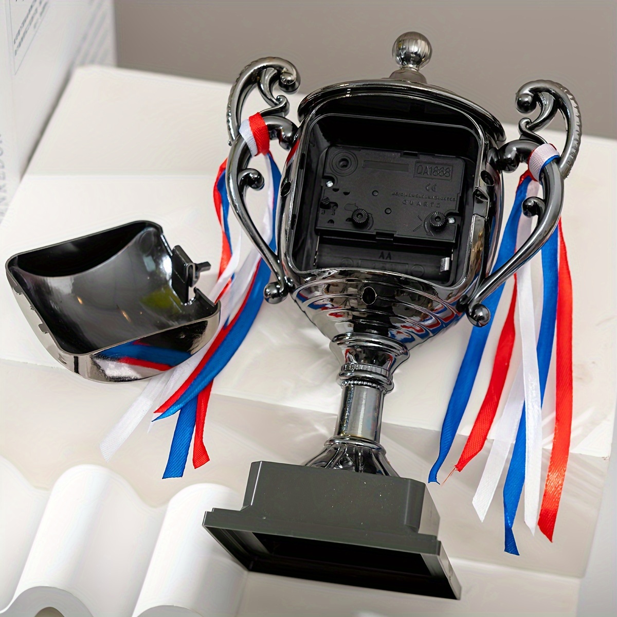 Chic Trophy-shaped Alarm Clock - Battery-powered, Digital Display ...