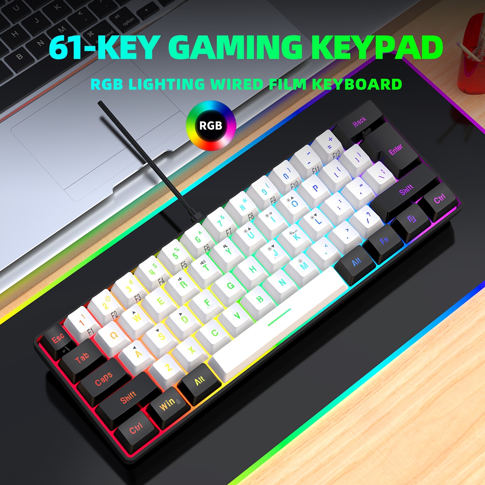 gaming keyboards sold on Temu United States