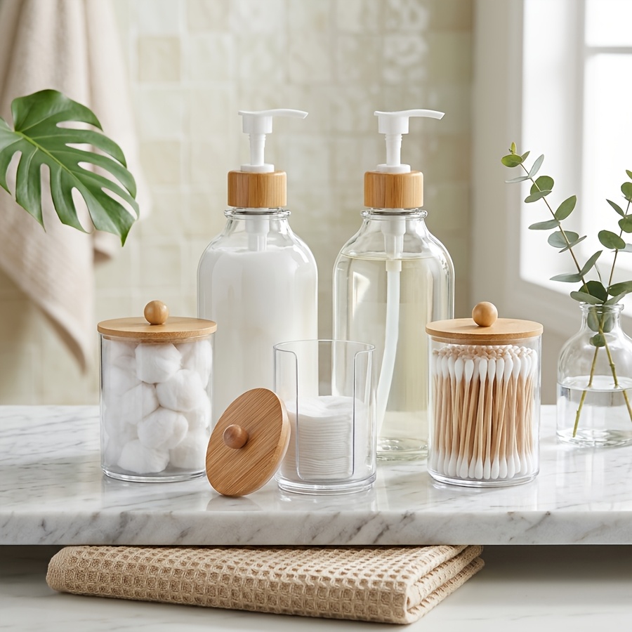 boho bathroom accessories sold on Temu United States