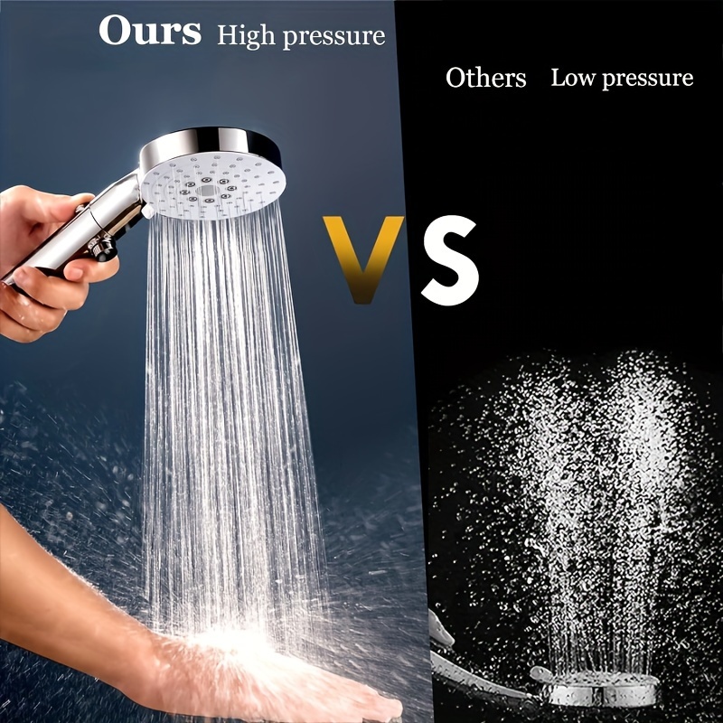 Square Rain High pressure Shower Head Handheld Shower Combo - Temu