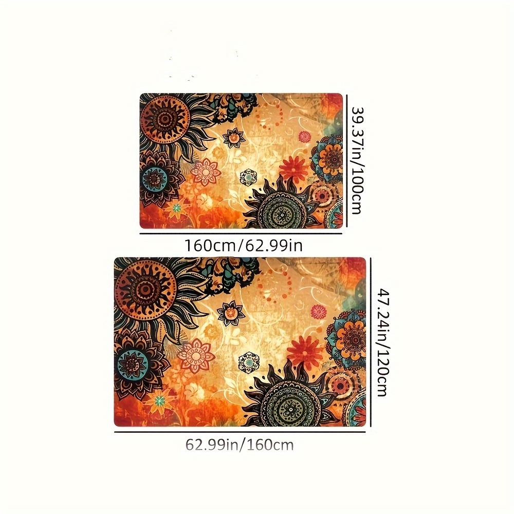 Embellish Rooms Boho Retro Style Area Rug Machine Washable - Temu Australia