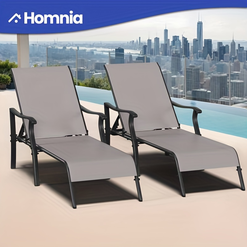 Shop Outdoor Chaise Lounge Chair Aluminum Patio - Temu