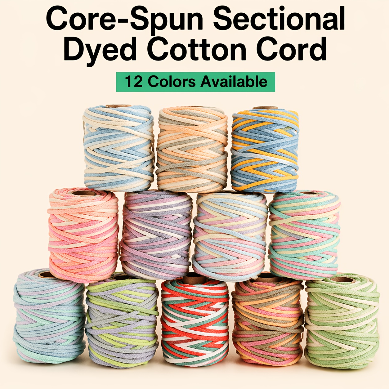 cotton cord sold on Temu United States