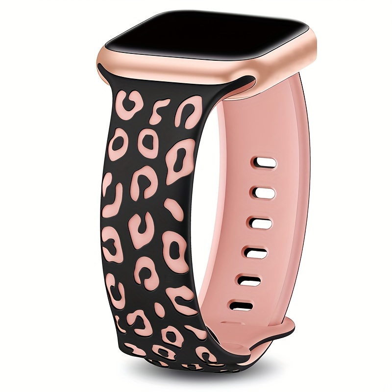 Leopard Two tone Print Engraved Strap Watch Butterfly - Temu United Kingdom