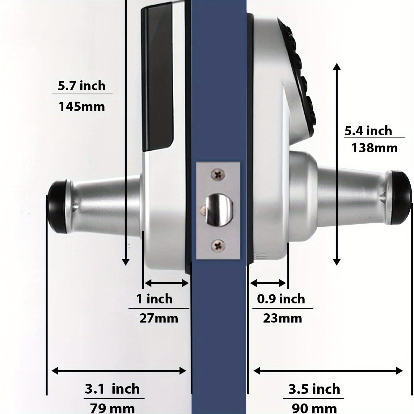 Fingerprint Keyless Entry Door Lock Smart Wifi Lock - Temu