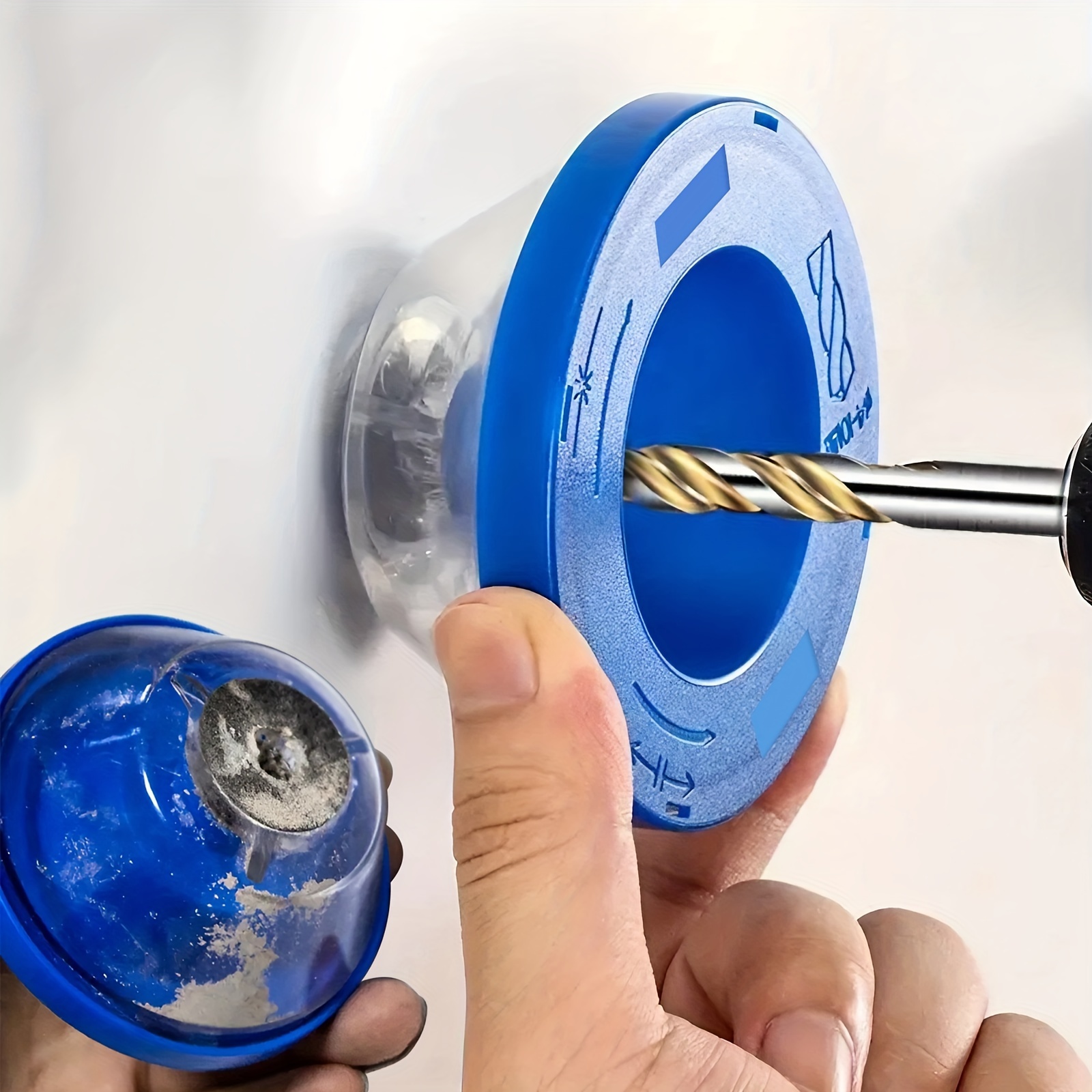 Electric Drill Dust Collector Bowl Plastic Drill Bit - Temu